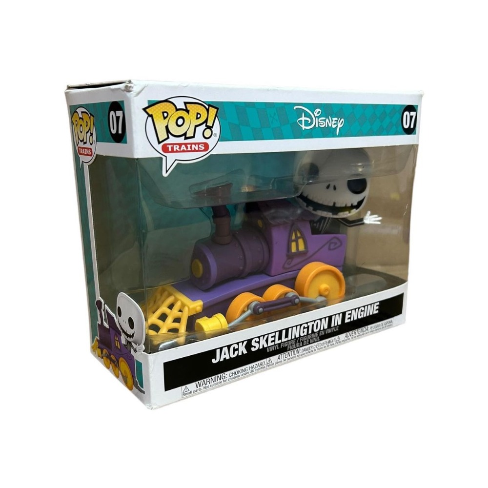 Pre-owned Funko Pop! Trains Figure - Jack Skellington In Engine Disney ...